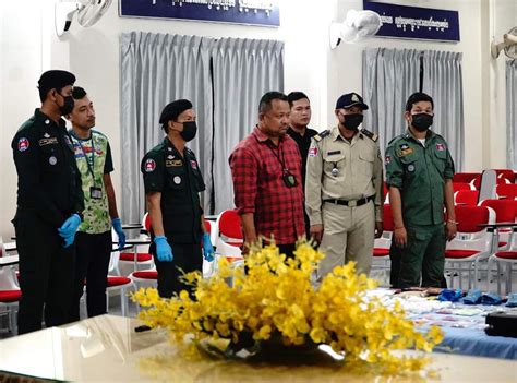 គណៈបញ្ជាការឯកភាពខេត្តព្រះសីហនុ អញ្ជើញពិនិត្យវត្ថុតាង និងនាំយកថវិកាដេីម្បី