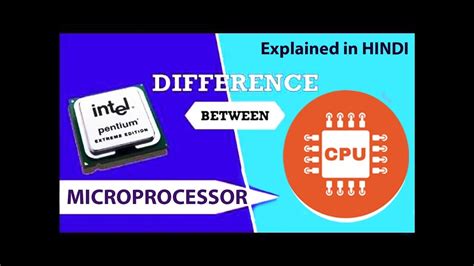 Difference Between Cpu And Microprocessor Booad
