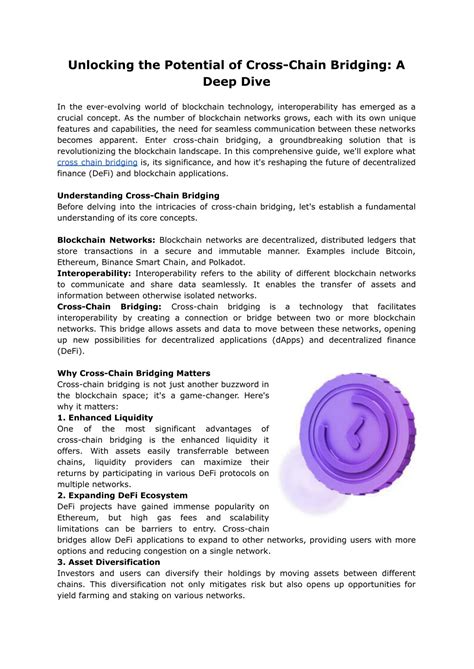 Ppt Unlocking The Potential Of Cross Chain Bridging A Deep Dive