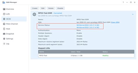How Do I Use ISCSI Targets On Windows Computers With Multipath I O Support Synology Knowledge