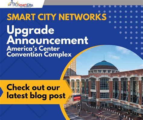 Smartcitynetworks Technologyupgrades Accc Conventioncenters Eventtech Smart City Networks