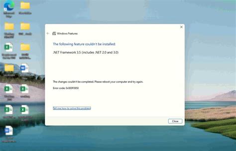 Fix 0x800f0950 Net Framework 35 Installation Error Win 1110 Sas