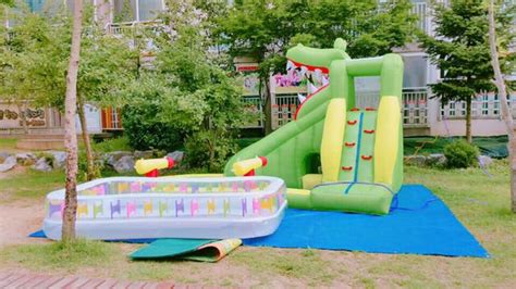 크는나무 유아체육 서산지부 7월 20일 물놀이행사 에어바운스 대여 ️무더운 여름