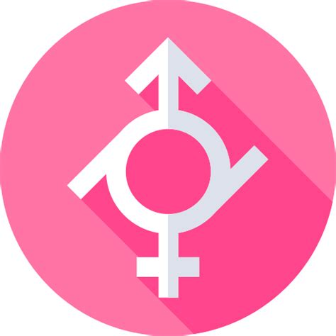 Gender Fluid Flat Circular Flat Icon