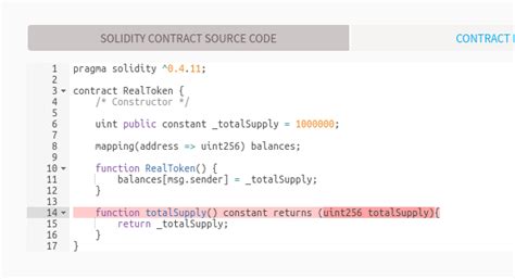 Contract Development Totalsupply Solidity Signature Causing