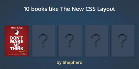 Love The New Css Layout Readers Pick 100 Books Like The New Css Layout