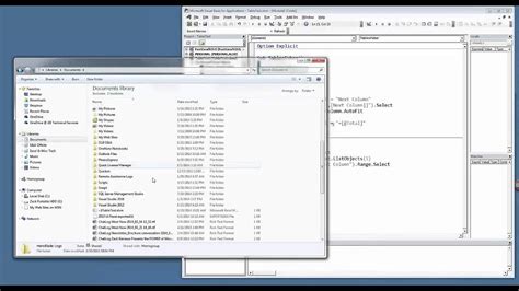 How To Use Ms Excel Tables Via Vba Youtube