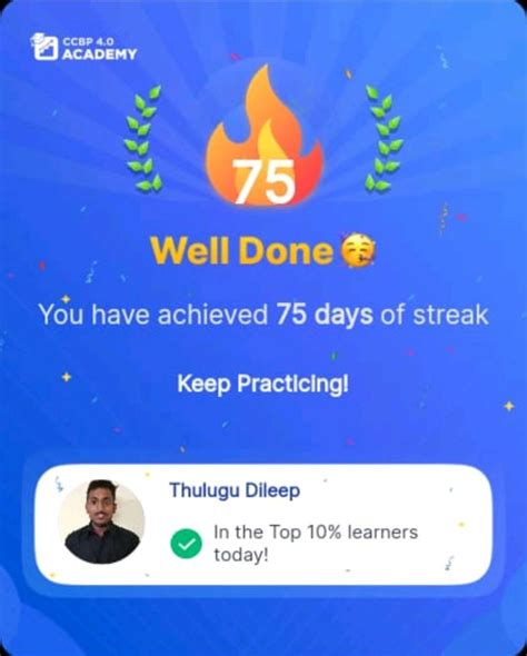 Dileep Thulugu On Linkedin Ccbp Cbbpian Ccbpacademy Rahulattuluri