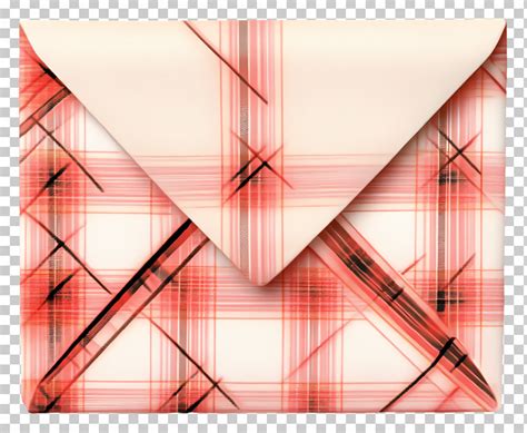 Cute Mail Red Patterned Envelope Png Clipart Artistic Cute Mail Design Geometric Mail