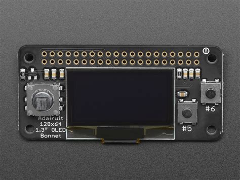 Adafruit 128×64 Oled Bonnet For Raspberry Pi Raspberry Pi в Киеве Украина