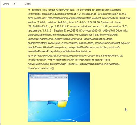 Selenium Element Is No Longer Valid Freeze In Ie8 Stack Overflow