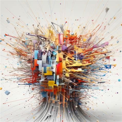 Premium Photo Colorful 4k Neural Network Art A Captivating Gallery