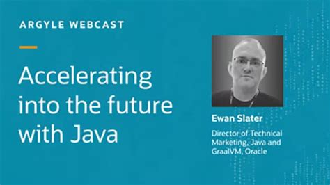 Oracle Java And Graalvm Webcast Series