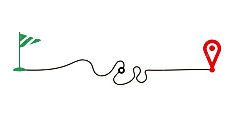 경로 경로 흰색 배경에 고립입니다 운송 추적 여행 지도 핀 위치 핀 프리미엄 벡터