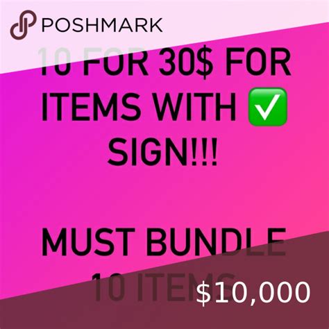 Bundle 10 Items With Sign And Get Everything For 30👍 Everything Must