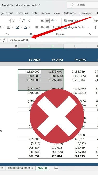 How To Identify Hardcoded Cells In Excel Shorts Youtube