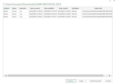 🏅unir Varios Archivos En Una Sola Tabla De Excel