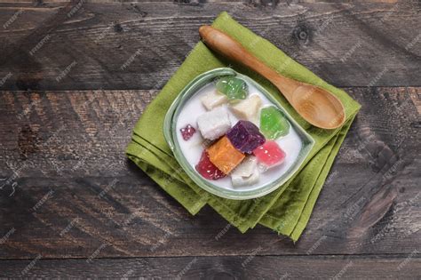 Premium Photo Bubur Cha Cha Or Chacha Malaysian Style Coconut Milk