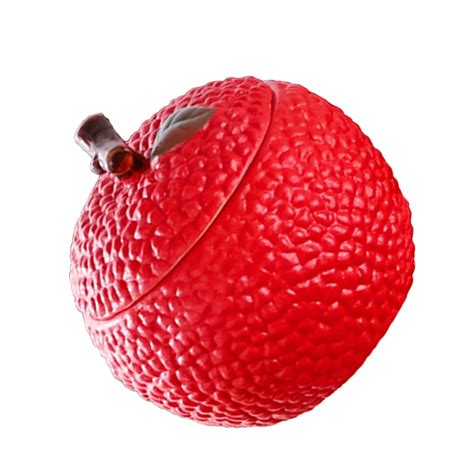 Lychee Tea Leaves Canister Ceramic Jar Container Household Storage Litchi Shaped