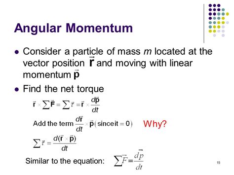 conservation of angular momentum equation