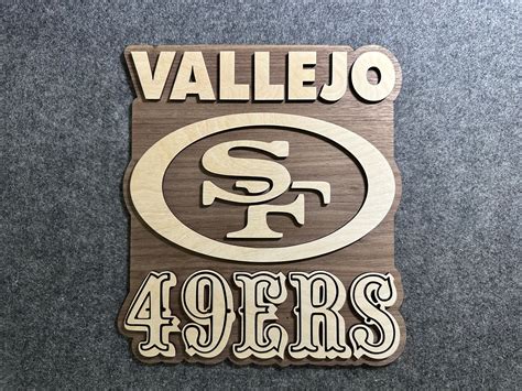 Custom Laser Engraved Sports Team Logo W Last Name Raiders Dodgers