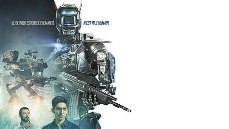 Chappie Sharlto Copley Dev Patel Hugh Jackman Assault Rifle Robot Hd Wallpaper Rare Gallery