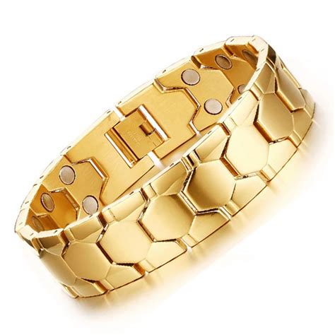 안티 골드 자석 팔찌 Bangles 축구 디자인 스테인레스 스틸 Pulseira 팔찌 브랜드 쥬얼리 액세서리 남자 핫 패션accessories Menfashion