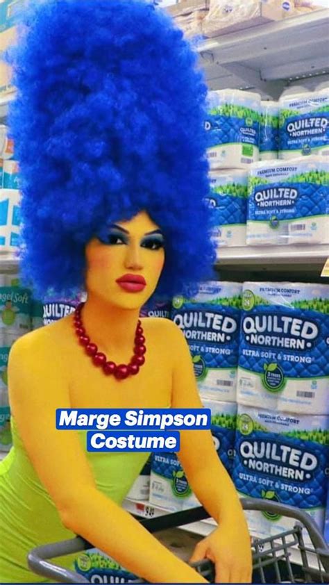 Marge Simpson Costume Marge Simpson Cosplay Halloween Makeup 2022 Artofit