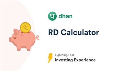 RD Calculator Calculate Wealth With RD Return Calculator Dhan