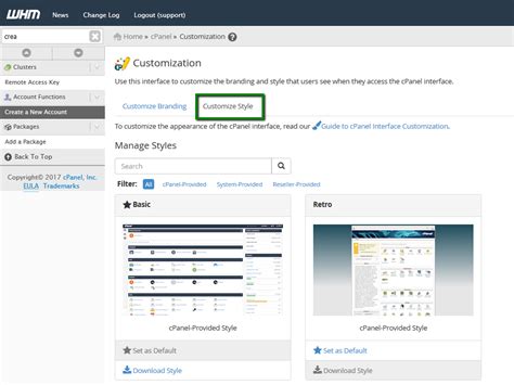 How To Brand CPanel Accounts API Resellers Namecheap Com