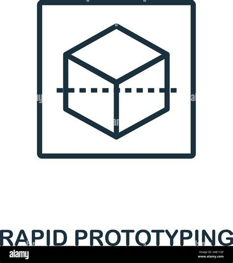 Rapid Prototyping Icon Outline Style Thin Line Creative Rapid Prototyping Icon For Logo