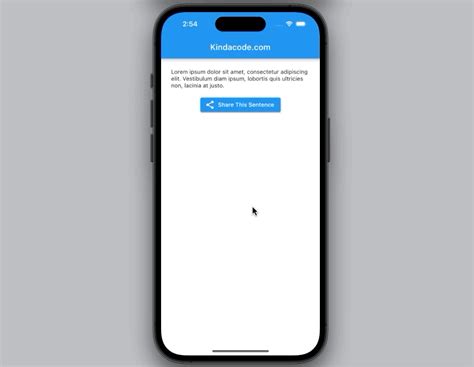 How To Add A Share Button To Your Flutter App Kindacode
