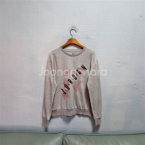 Jordan 나이키 조던 프린팅 맨투맨 긴팔 티셔츠 L 티셔츠 캐쥬얼의류 중고나라