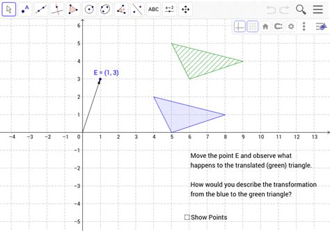 Translations With Coordinates GeoGebra Translations With Coordinates GeoGebra