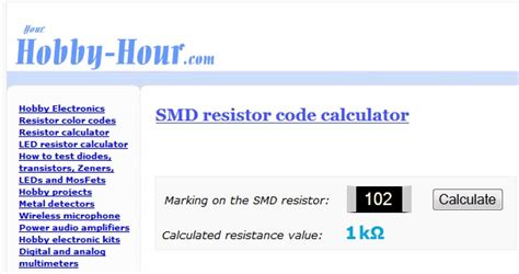 SMD Resistor Calculator Electronics Repair And Technology News