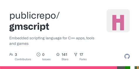 Github Publicrepogmscript Embedded Scripting Language For C Apps Tools And Games