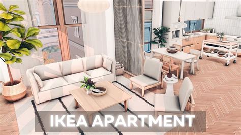 The Sims 4 Ikea Inspired Apartment Build Cc Download Apartment