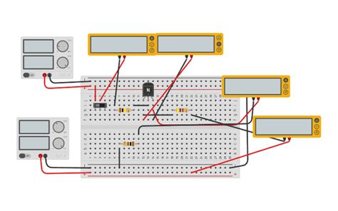 Circuit Design Transistor Sebagai Saklar Tinkercad