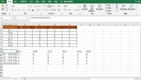 关于excel表格行列转换的两种方法，非常简单 完美教程资讯
