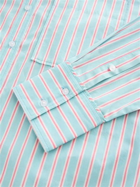 Buy Bluepink Stripe Girlfriend Oversized Long Sleeve Shirt From Next