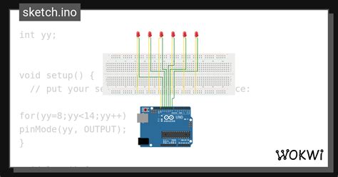 Led Pattern Function Wokwi Esp32 Stm32 Arduino Simulator