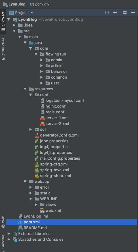 GitHub Flowingsun LyonBlog 基于Java 的SSM Elasticsearch全文检索的个人博客系统