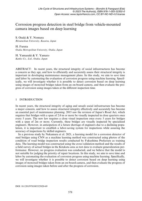 Pdf Corrosion Progress Detection In Steel Bridge From Vehicle Mounted
