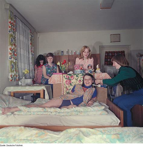 Women In Wohnheim East Germany 1976 Roldschoolcool