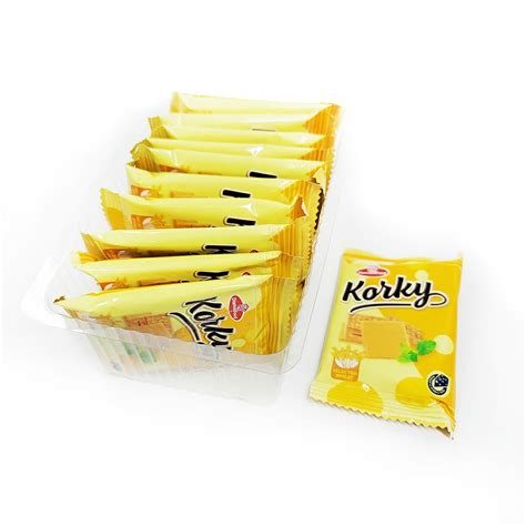 코르키 치즈 크래커 80g 1봉 10개입 Korky Cheese Cracker 베트남 수입과자 인간사료 티몬