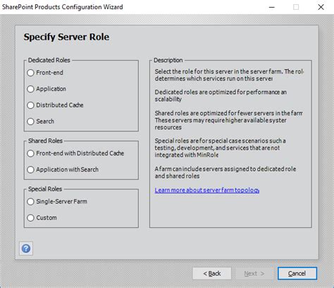 Planning For A Minrole Server Deployment In Sharepoint Servers 2016 2019 And Subscription