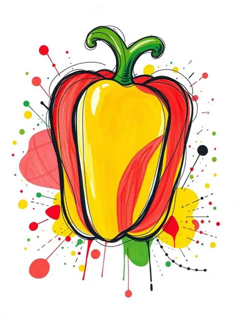 10 Creative Bell Pepper Drawing Ideas To Inspire Your Art