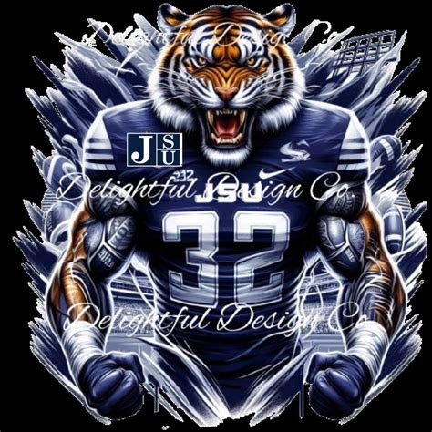 Jsu Jackson State Tiger Mascot Hbcu Png Tumblers Notebooks Backgrounds