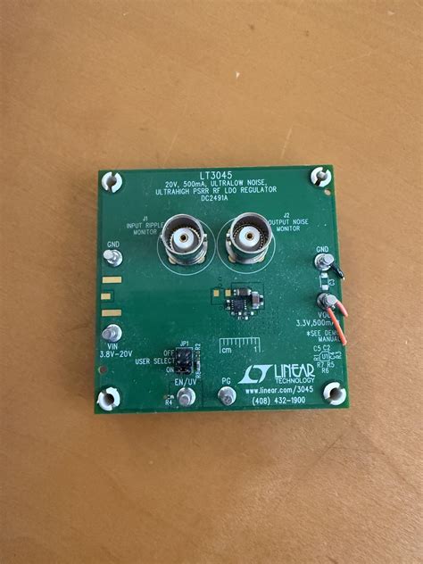 Linear Tech Lt3045 Voltage Regulator Ultra Low Noise Ldo