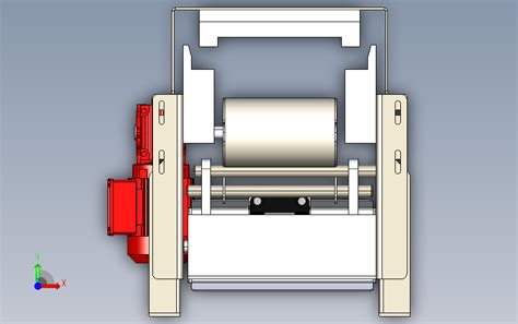 带气动升降机的输送机step模型图纸下载 懒石网